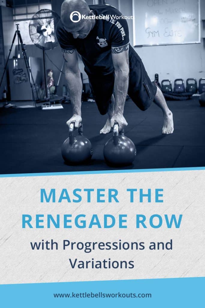 Kettlebell Renegade Row with 5 Progressions and Variations